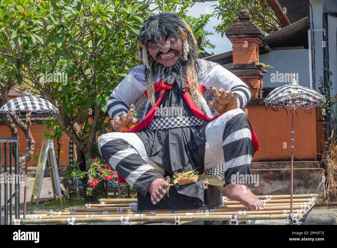 Ogoh-Ogoh, demon statue made for Ngrupuk parade conducted on the eve of ...