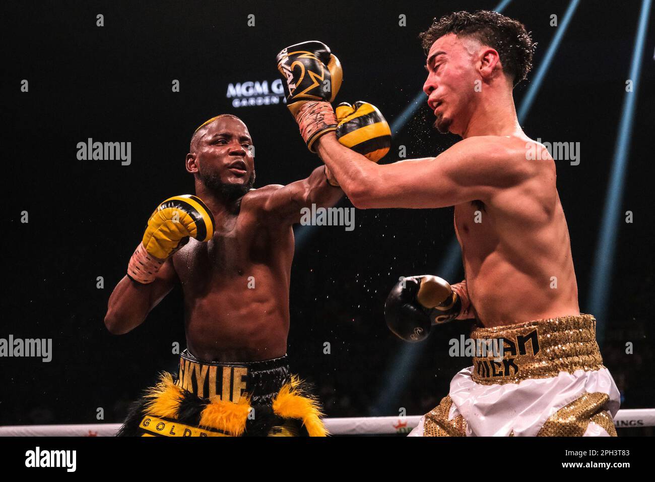 Las Vegas, Nevada, USA. 25th Mar, 2023. Action between Chris Colbert ...