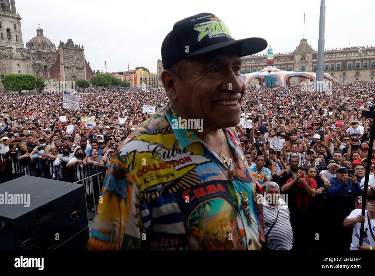 Mexico City, Mexico. 24th Mar, 2023. The leader of Sonido la Changa ...