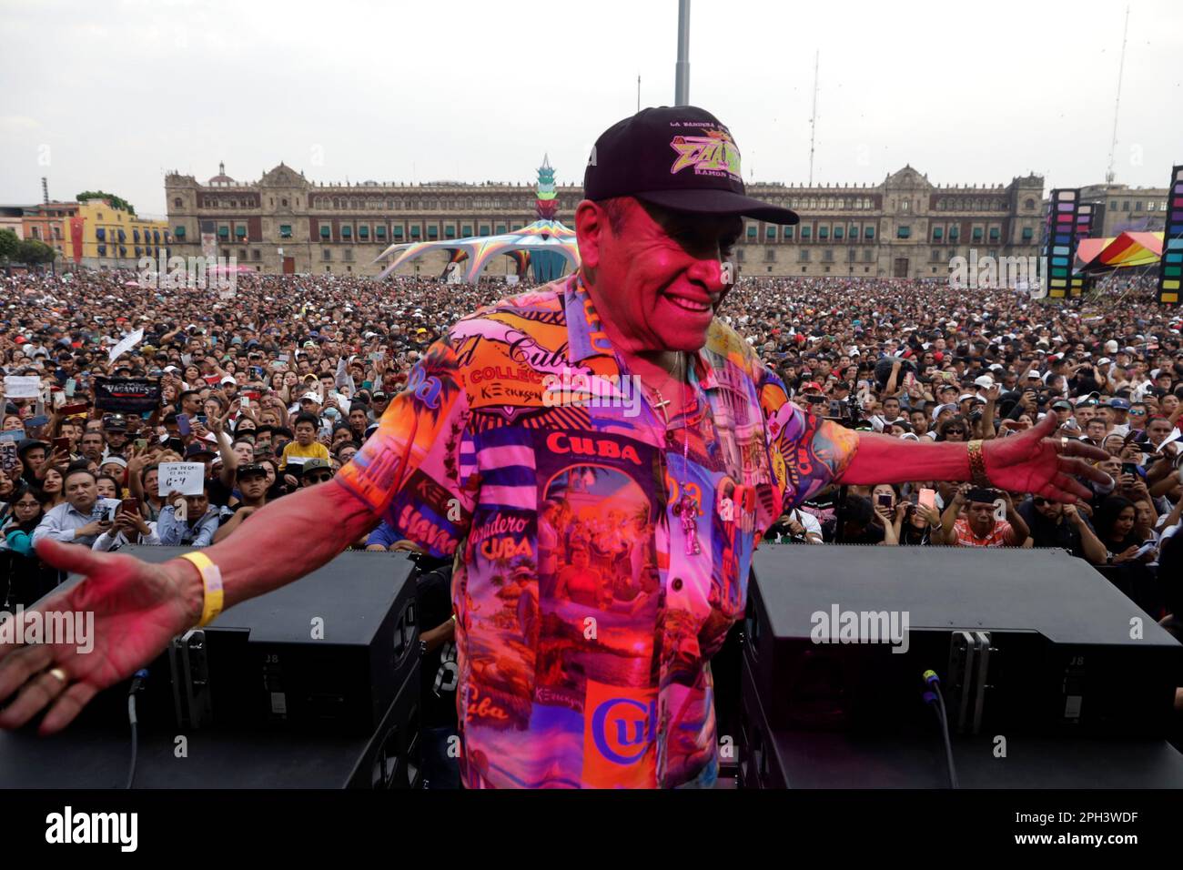 Mexico City, Mexico. 24th Mar, 2023. The leader of Sonido la Changa ...
