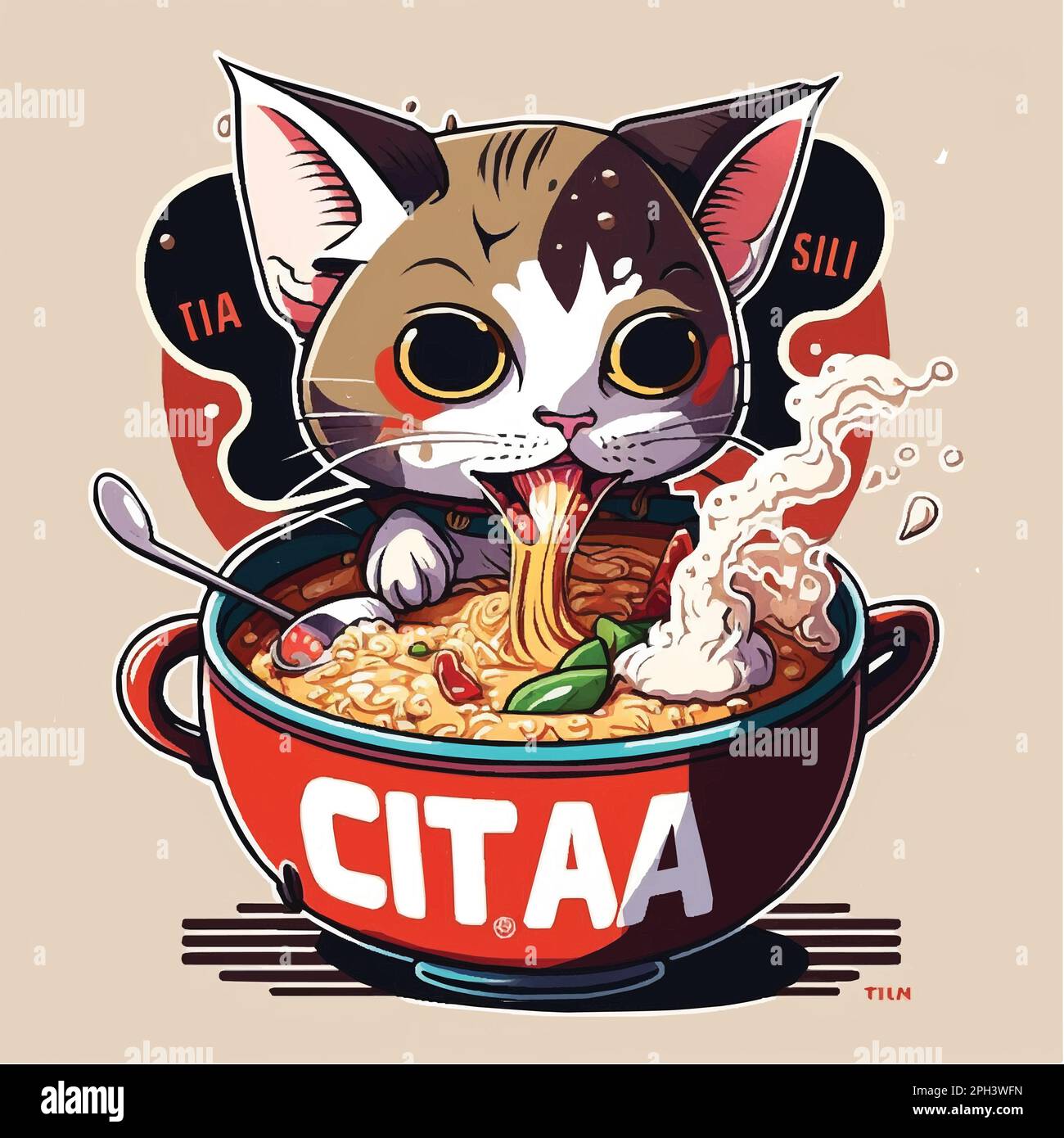 Yam yam chicken Stock Vector Images - Alamy