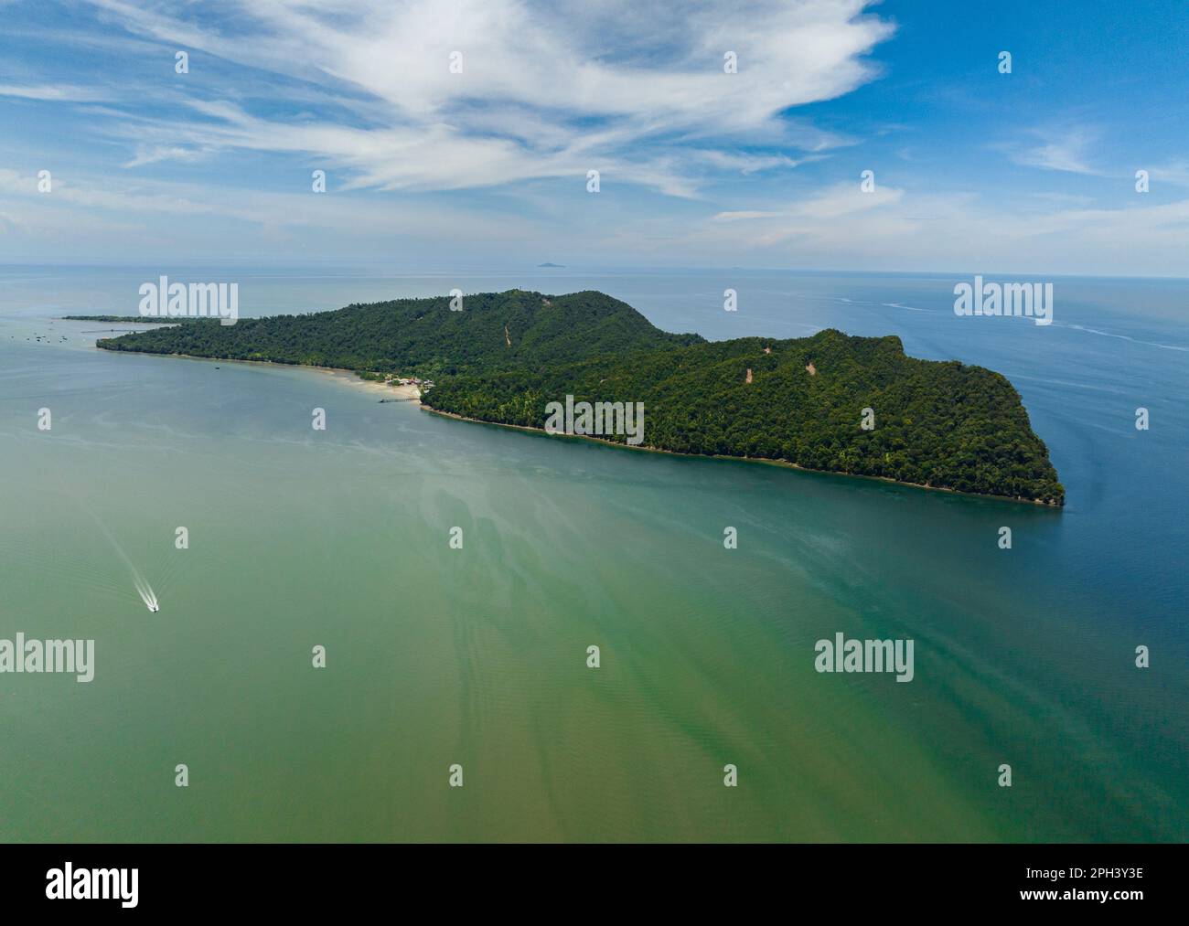 The Berhala Island is a small forested island situated in Sandakan Bay ...