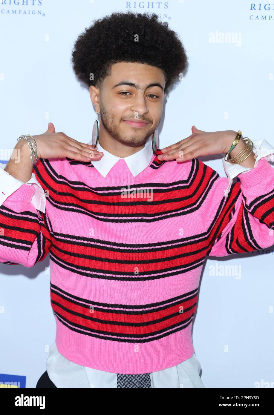 Los Angeles, USA. 25th Mar, 2023. Nico Craig arrives at The 2023 Human ...