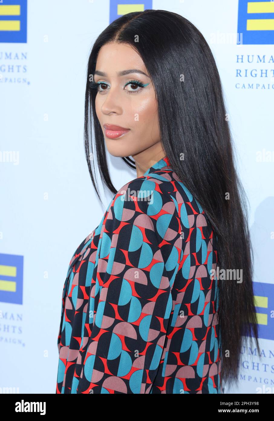 Los Angeles, USA. 25th Mar, 2023. Isis King arrives at The 2023 Human ...
