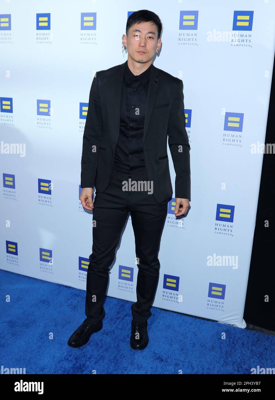 Los Angeles, USA. 25th Mar, 2023. Jake Choi arrives at The 2023 Human ...