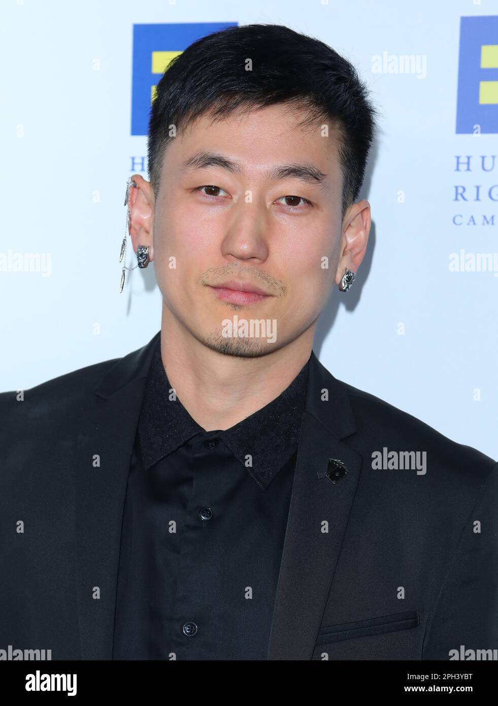 Los Angeles, USA. 25th Mar, 2023. Jake Choi arrives at The 2023 Human ...