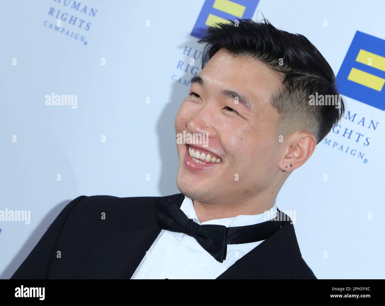 Los Angeles, USA. 25th Mar, 2023. Joel Kim arrives at The 2023 Human ...