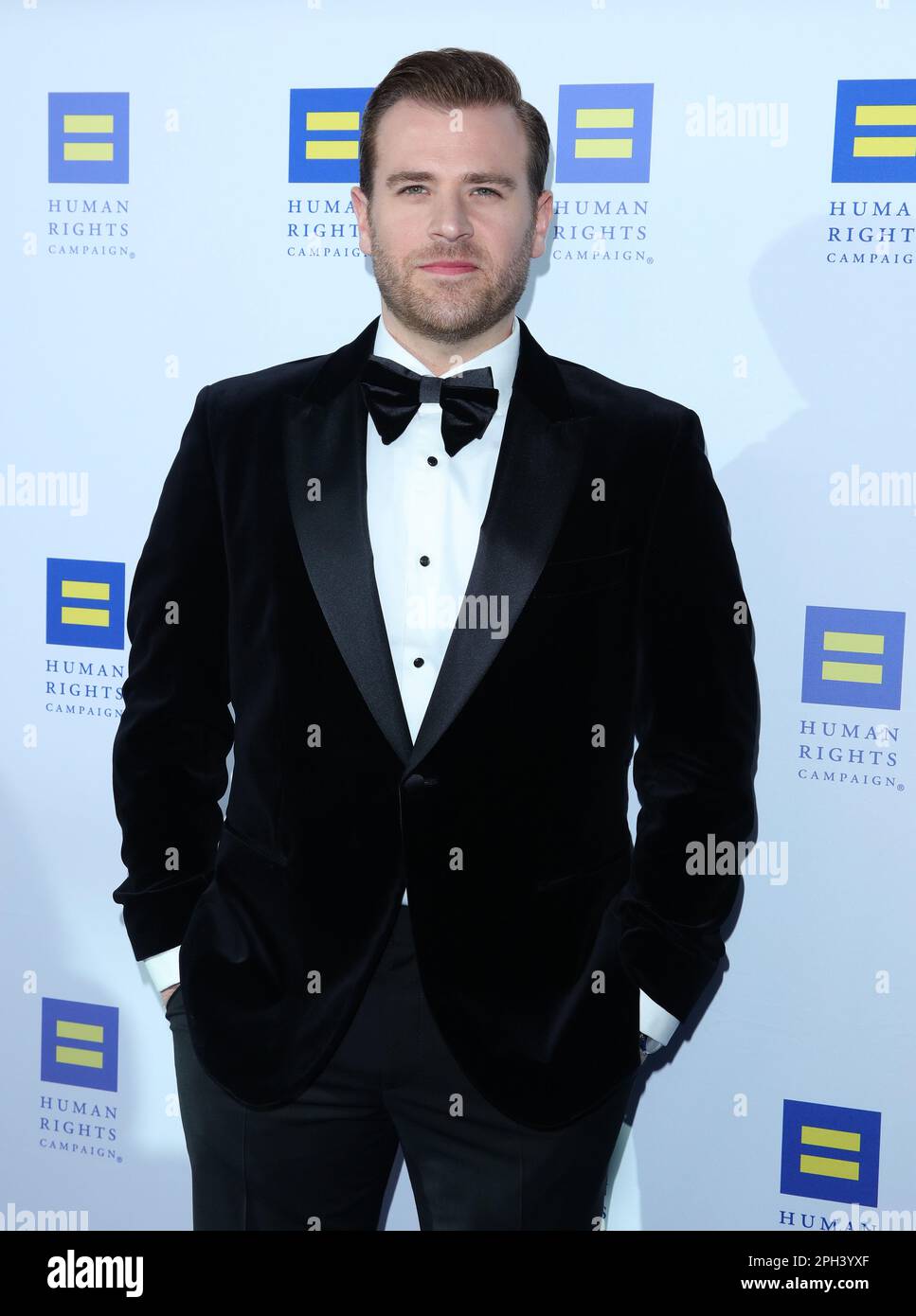 Los Angeles, USA. 25th Mar, 2023. Scott Evans arrives at The 2023 Human Rights Campaign LA ...