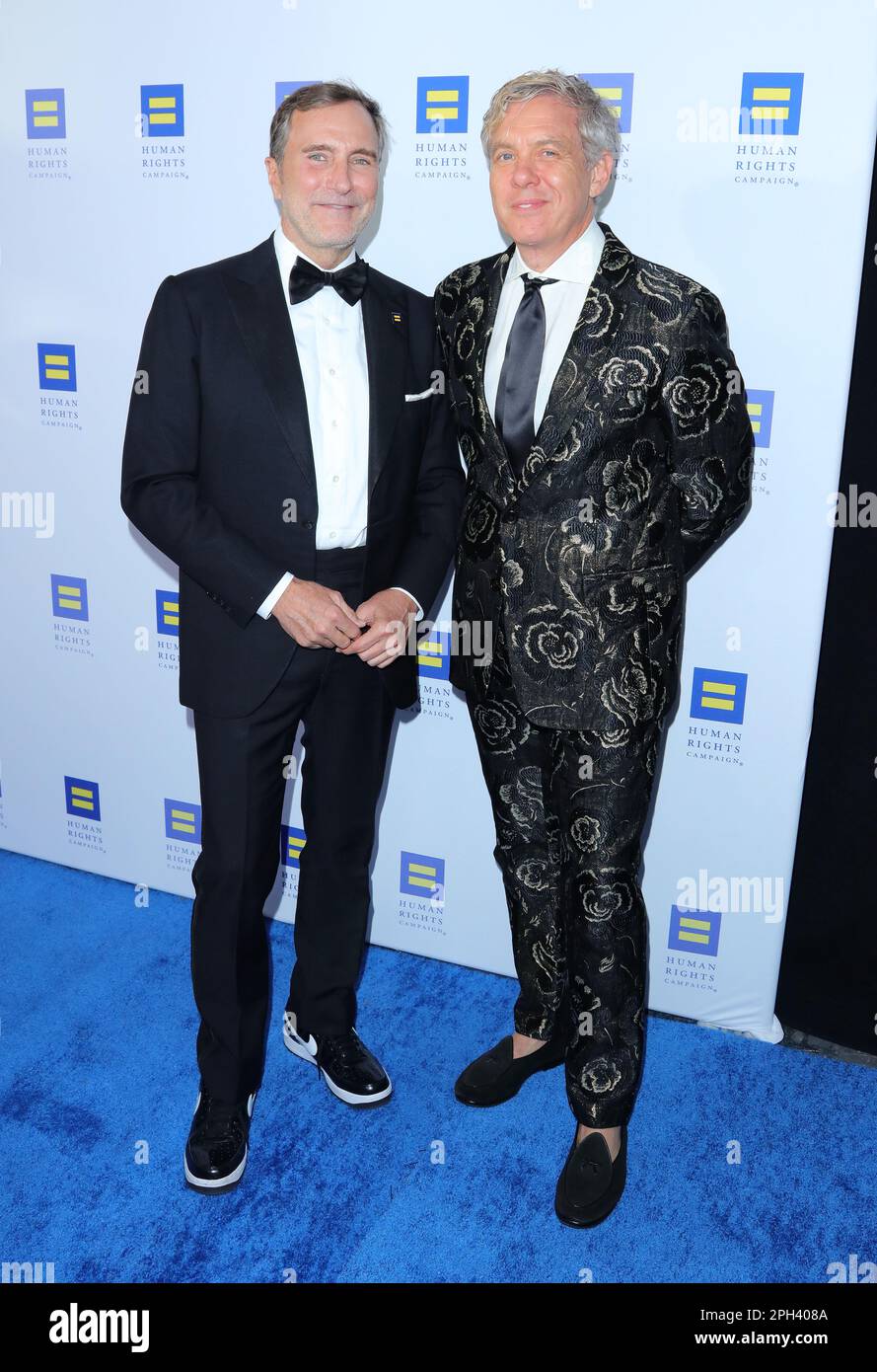 Los Angeles, USA. 25th Mar, 2023. Michael Smith, James Costos arrives ...
