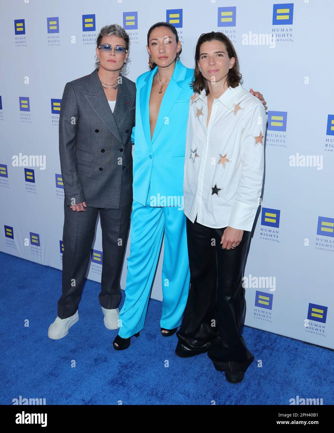 Los Angeles, USA. 25th Mar, 2023. Ashley Harris, Christen Press, Tobin ...