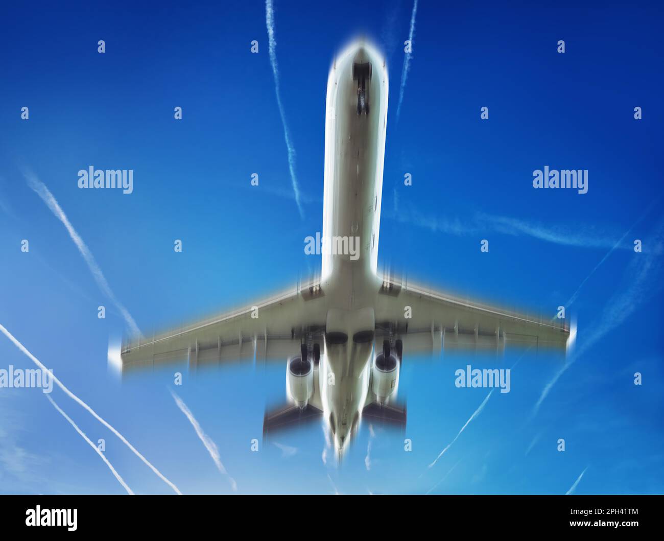 picture of a plane during a take off Stock Photo - Alamy