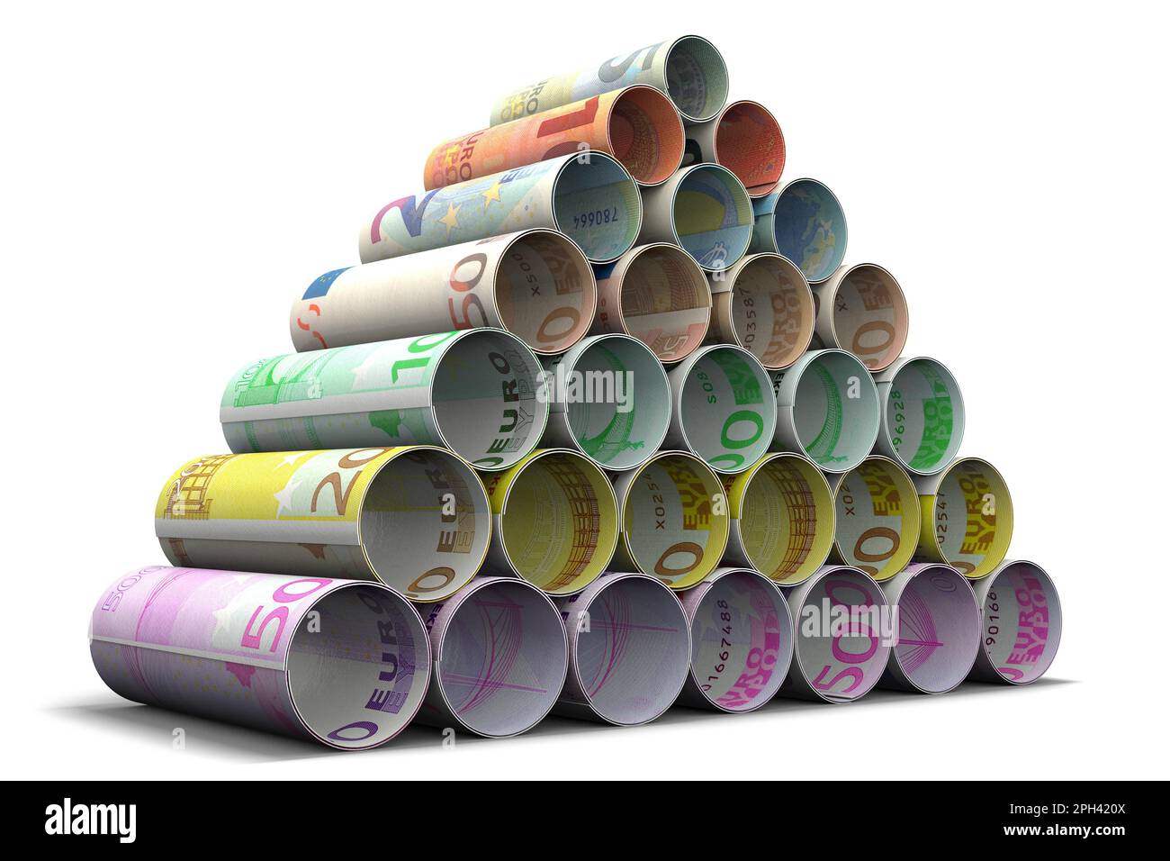 Power pyramid Cut Out Stock Images & Pictures - Alamy