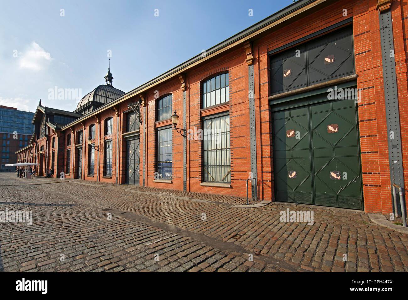 Event center former fish auction hall, south side, Altona, fish market ...