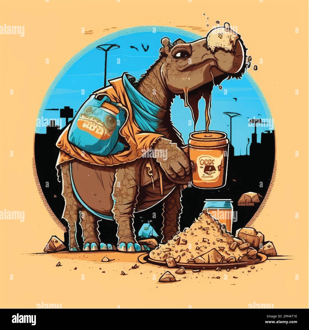 Camel t Stock Vector Images - Alamy