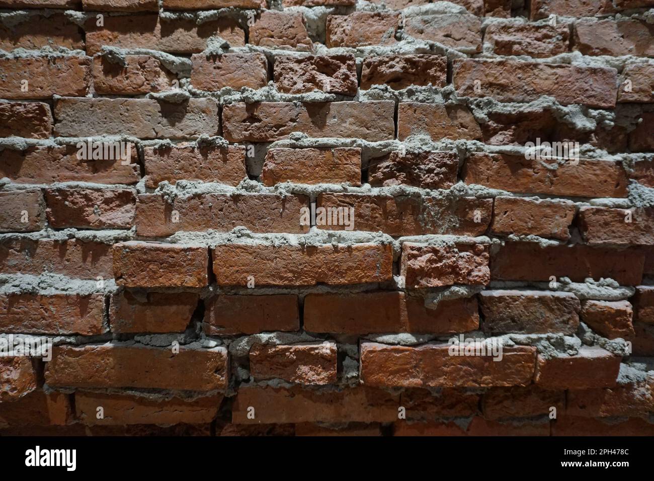 cracked cement brick block surface as background for design Stock Photo ...