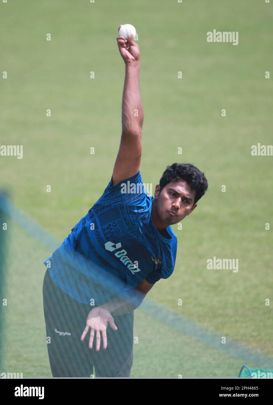 Hasan Mahmud bowl as Bangladesh T20I Cricket Team attends practice at ...
