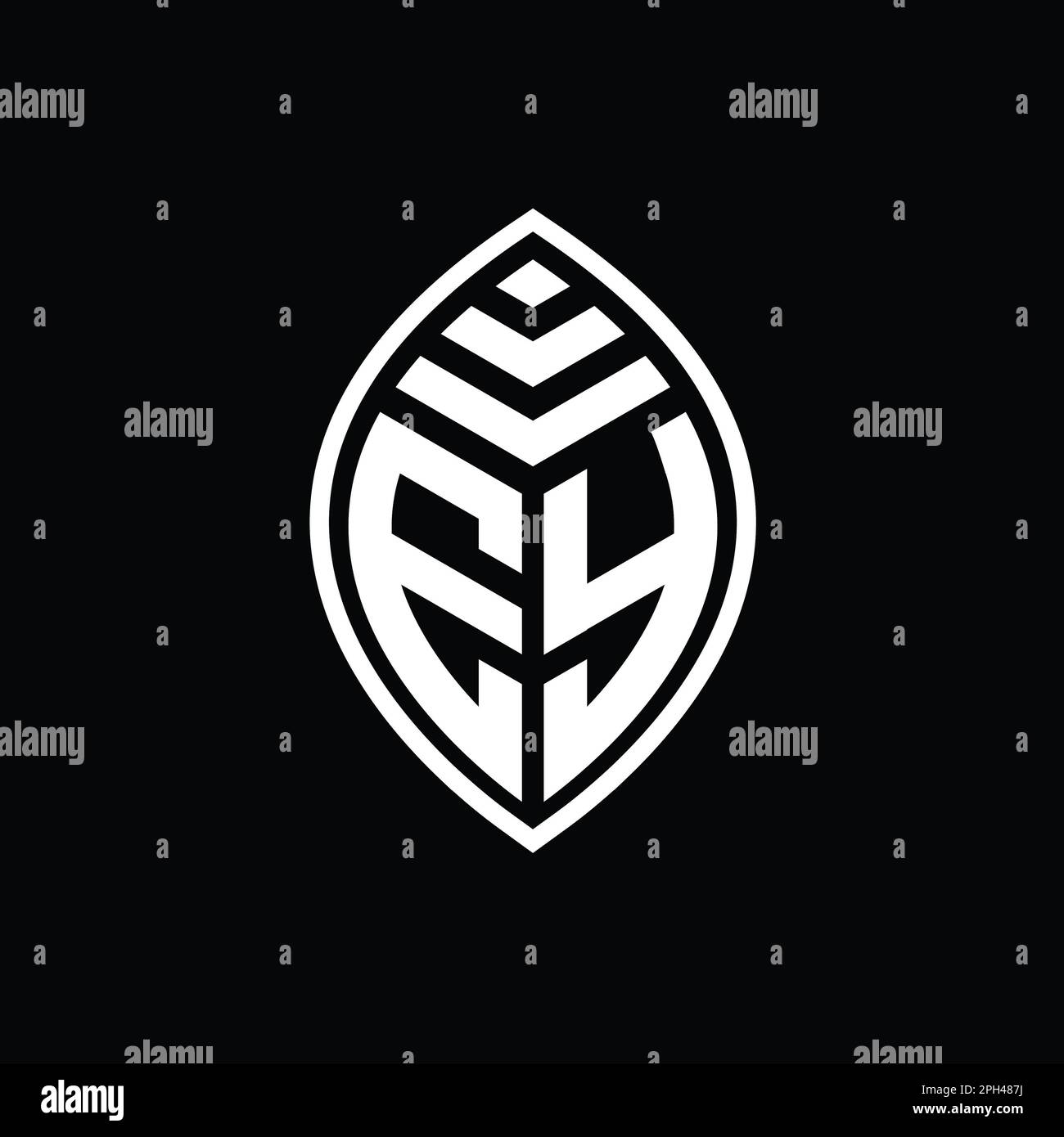 EY Logo monogram elegant leaf shape isolated outline design template ...