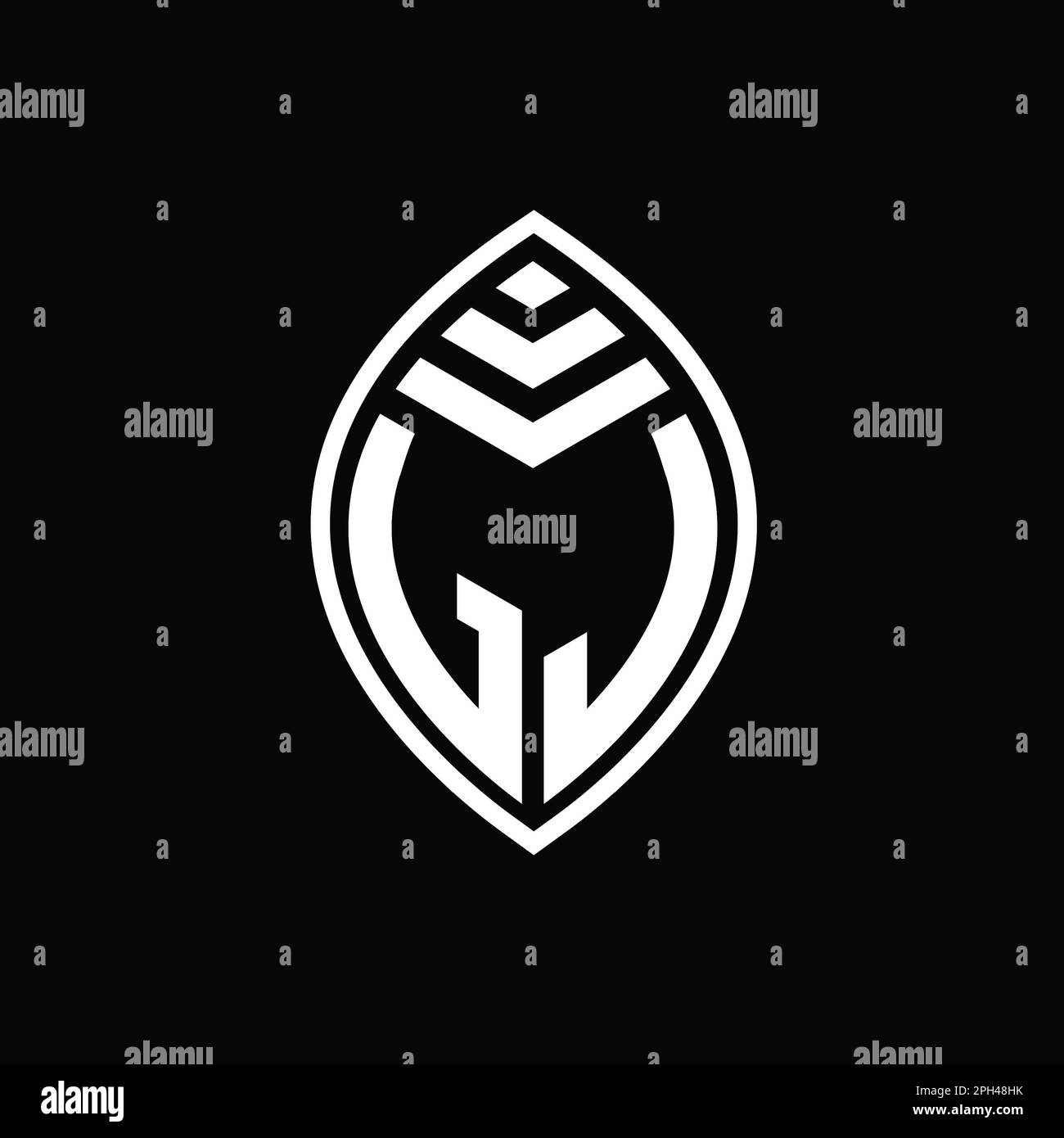 Lj logo design hi-res stock photography and images - Alamy