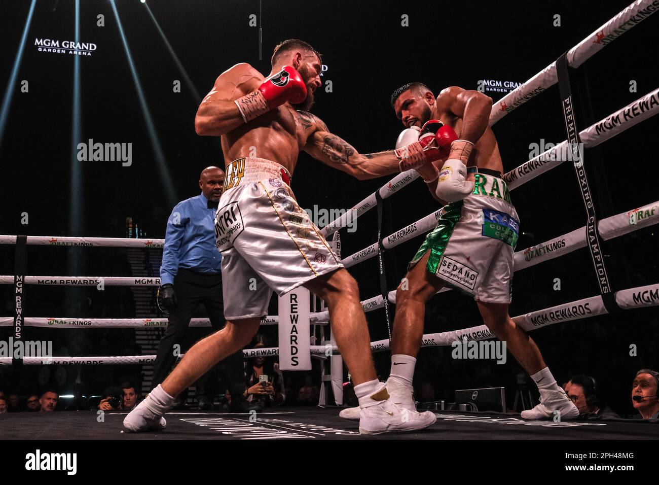 Las Vegas, Nevada, USA. 25th Mar, 2023. Action between Cody Crowley and ...