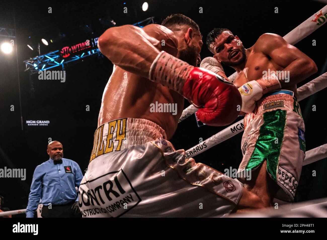 Las Vegas, Nevada, USA. 25th Mar, 2023. Action between Cody Crowley and ...