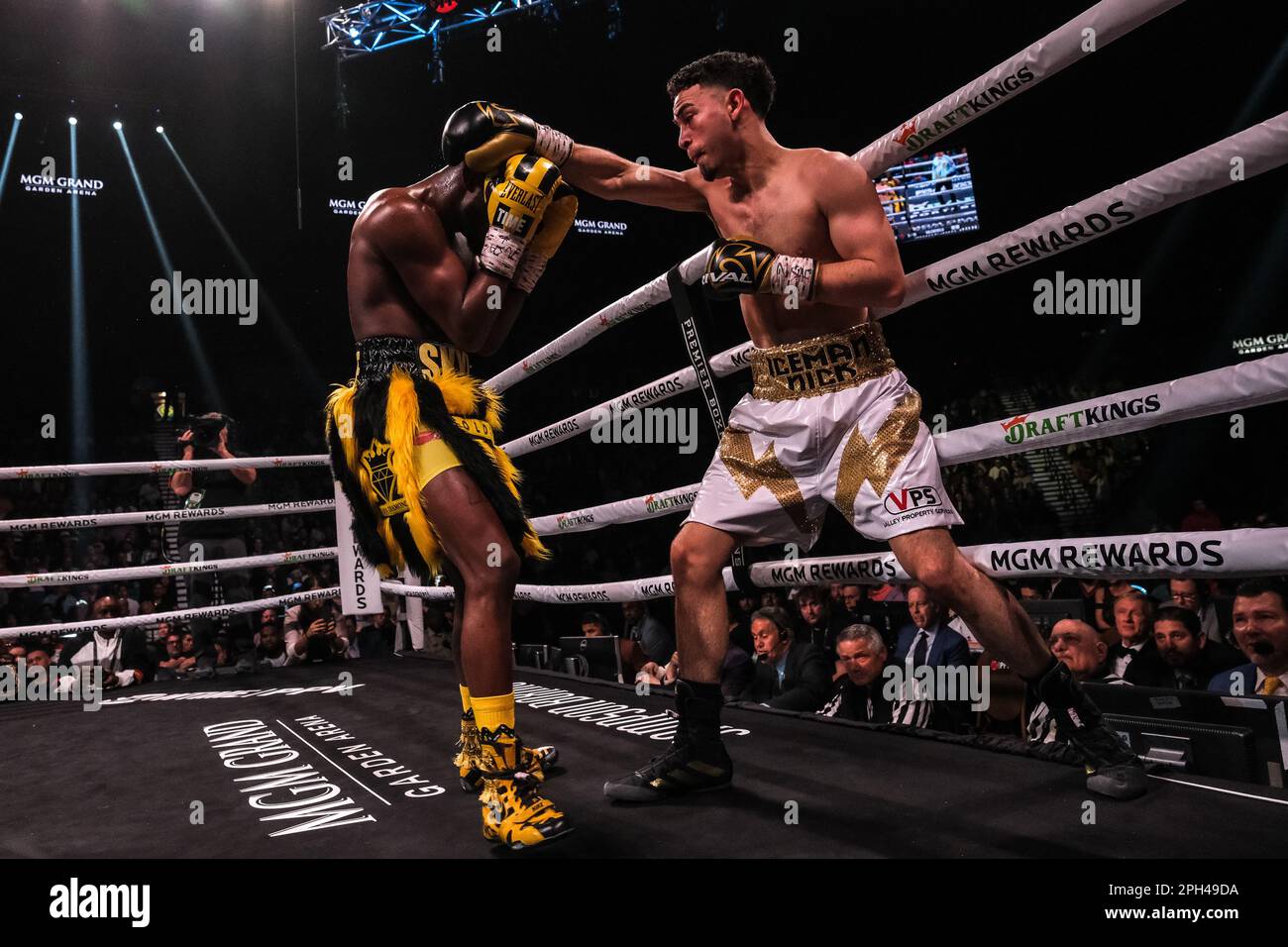 Las Vegas, Nevada, USA. 25th Mar, 2023. Action between Chris Colbert ...