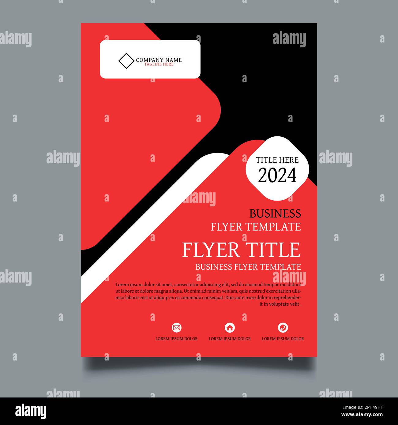 Corporate business flyer template design. proposal, promotion ...