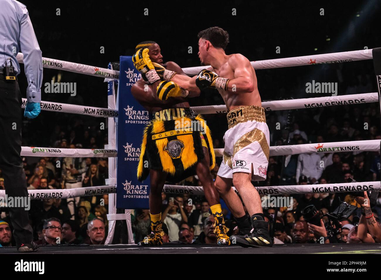 Las Vegas, Nevada, USA. 25th Mar, 2023. Action between Chris Colbert ...