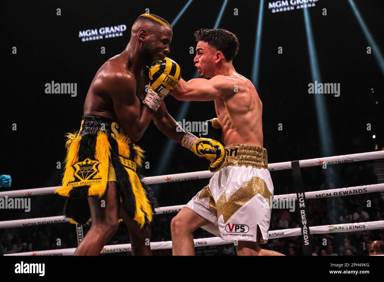 Las Vegas, Nevada, USA. 25th Mar, 2023. Action between Chris Colbert ...