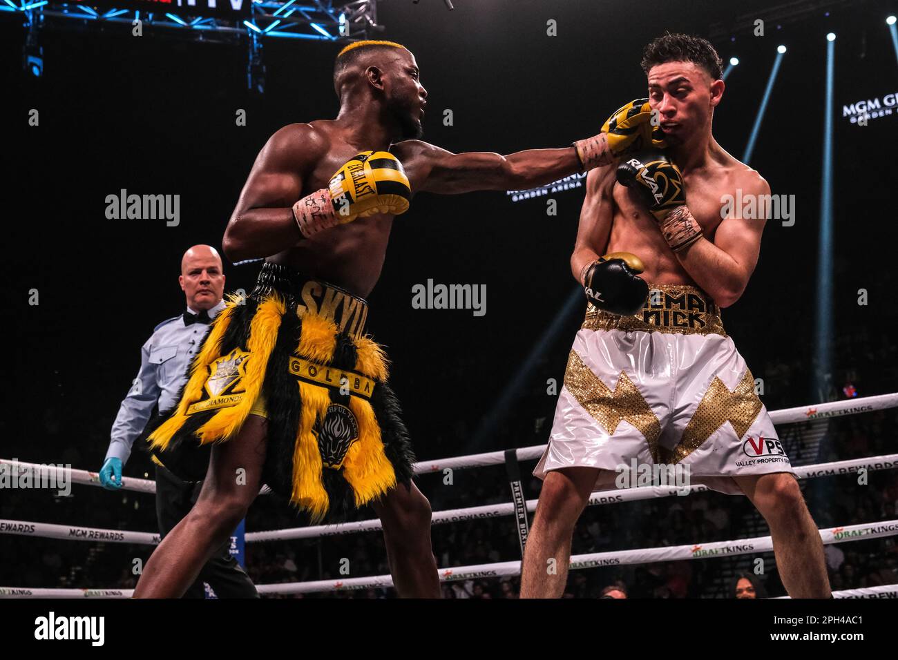 Las Vegas, Nevada, USA. 25th Mar, 2023. Action between Chris Colbert ...