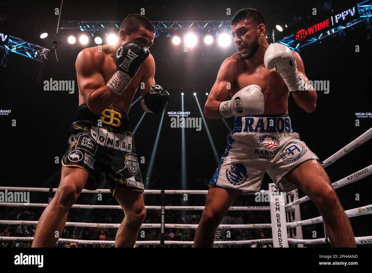 Las Vegas, Nevada, USA. 25th Mar, 2023. Action between Jesus Ramos ...