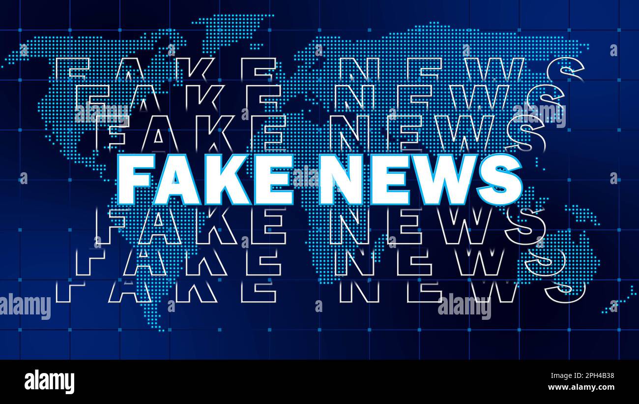 Fake News - design template for news channels or internet tv background ...