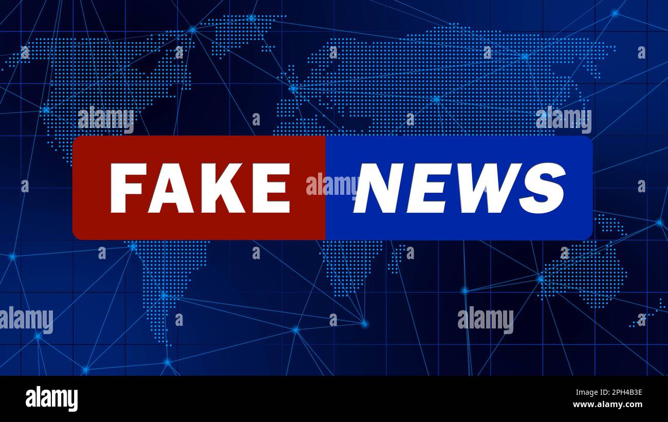 Fake News - design template for news channels or internet tv background ...
