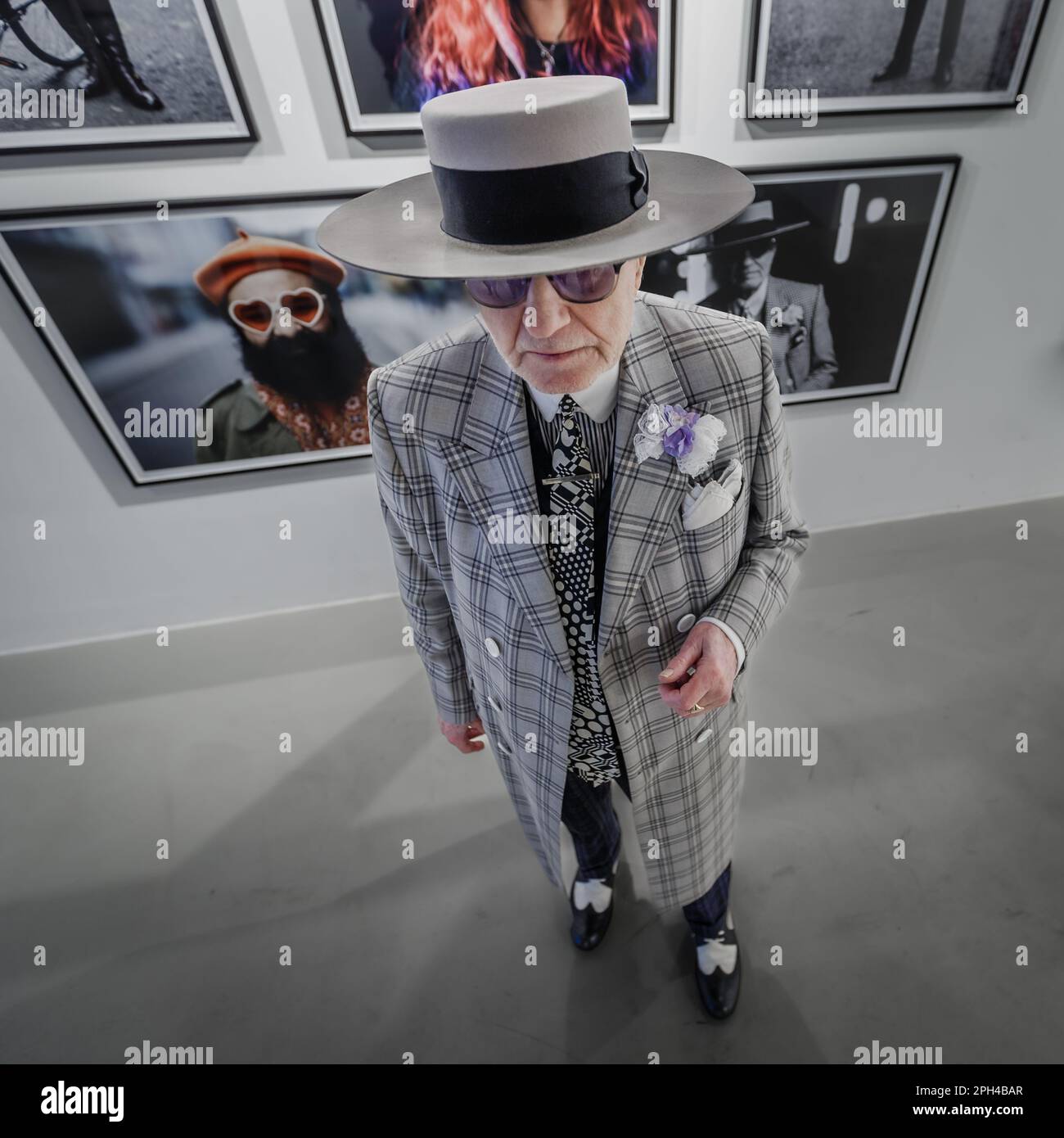 Soho George aka George Skeggs at Soho Faces exhibition by Andrew Leo ...