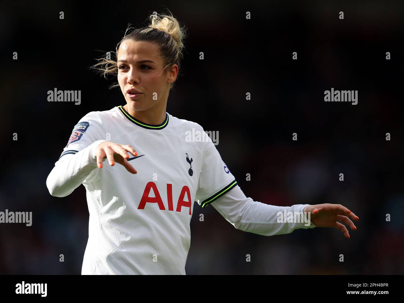 London, UK. 25th Mar, 2023. Celin Bizet Ildhusoy of Tottenham Hotspur ...