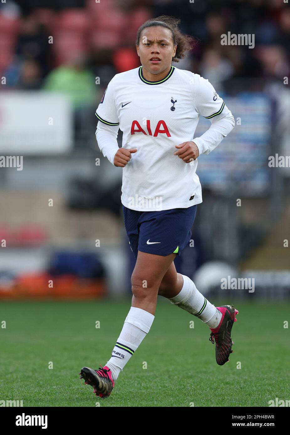 London, UK. 25th Mar, 2023. Drew Spence of Tottenham Hotspur during the ...