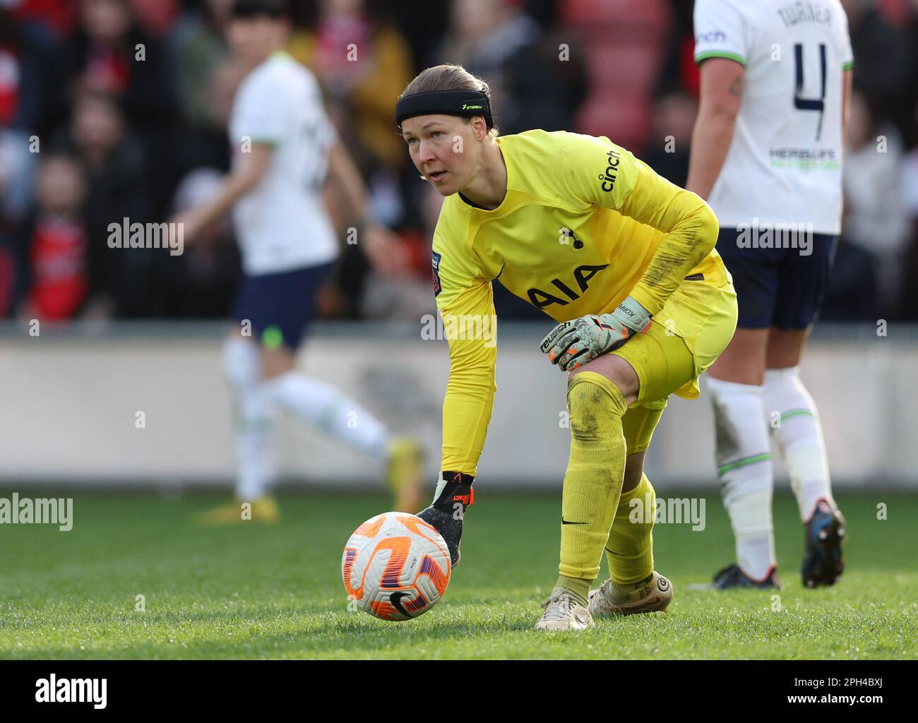 London, UK. 25th Mar, 2023. Tinja-Riikka Korpela of Tottenham Hotspur ...