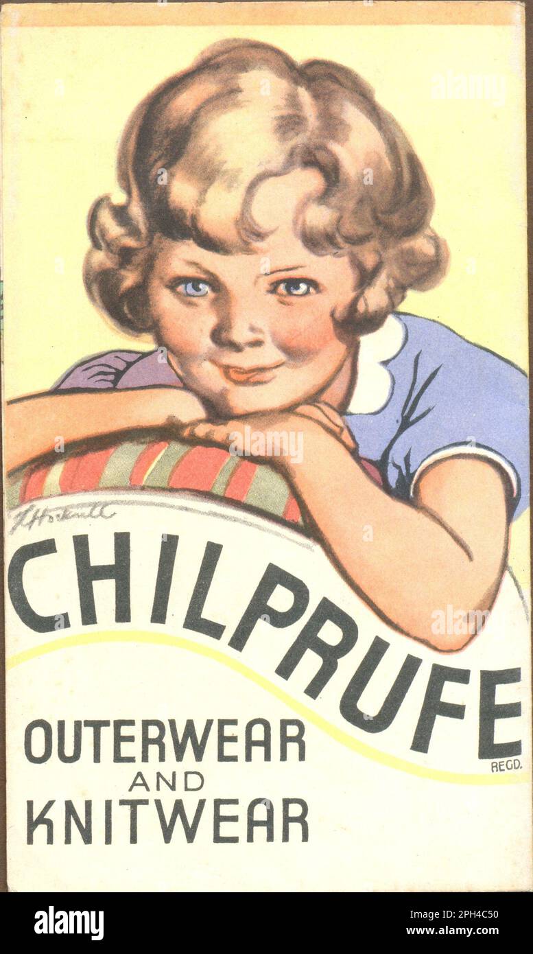 Cover for advertising catalogue for Chilprufe Outer and Knitwear by ...