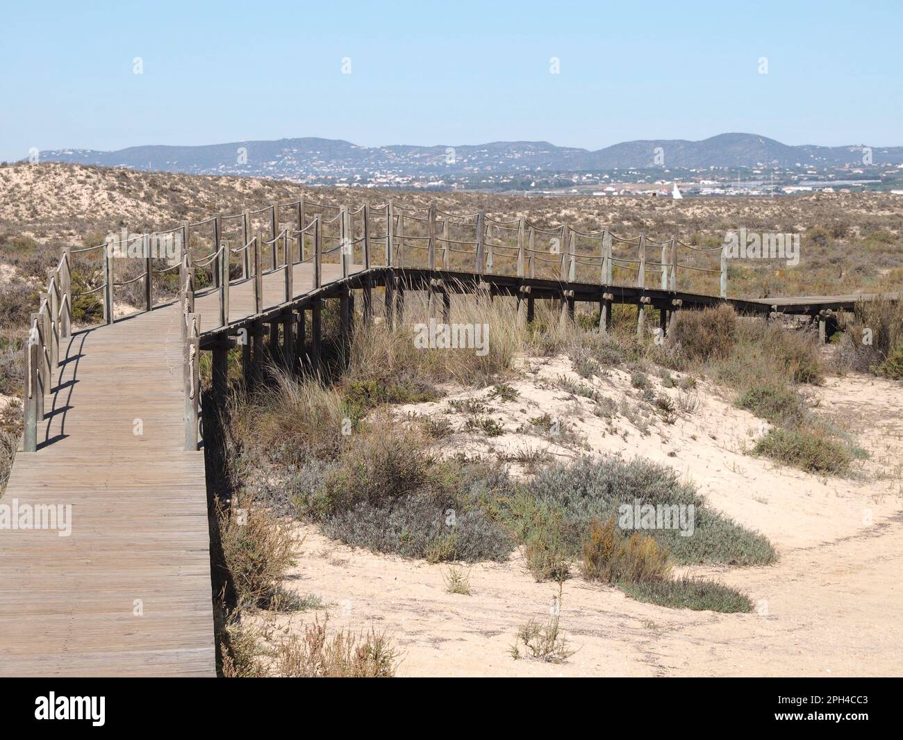 Walking across the wonderful island of Culatra near Olhao Portugal ...