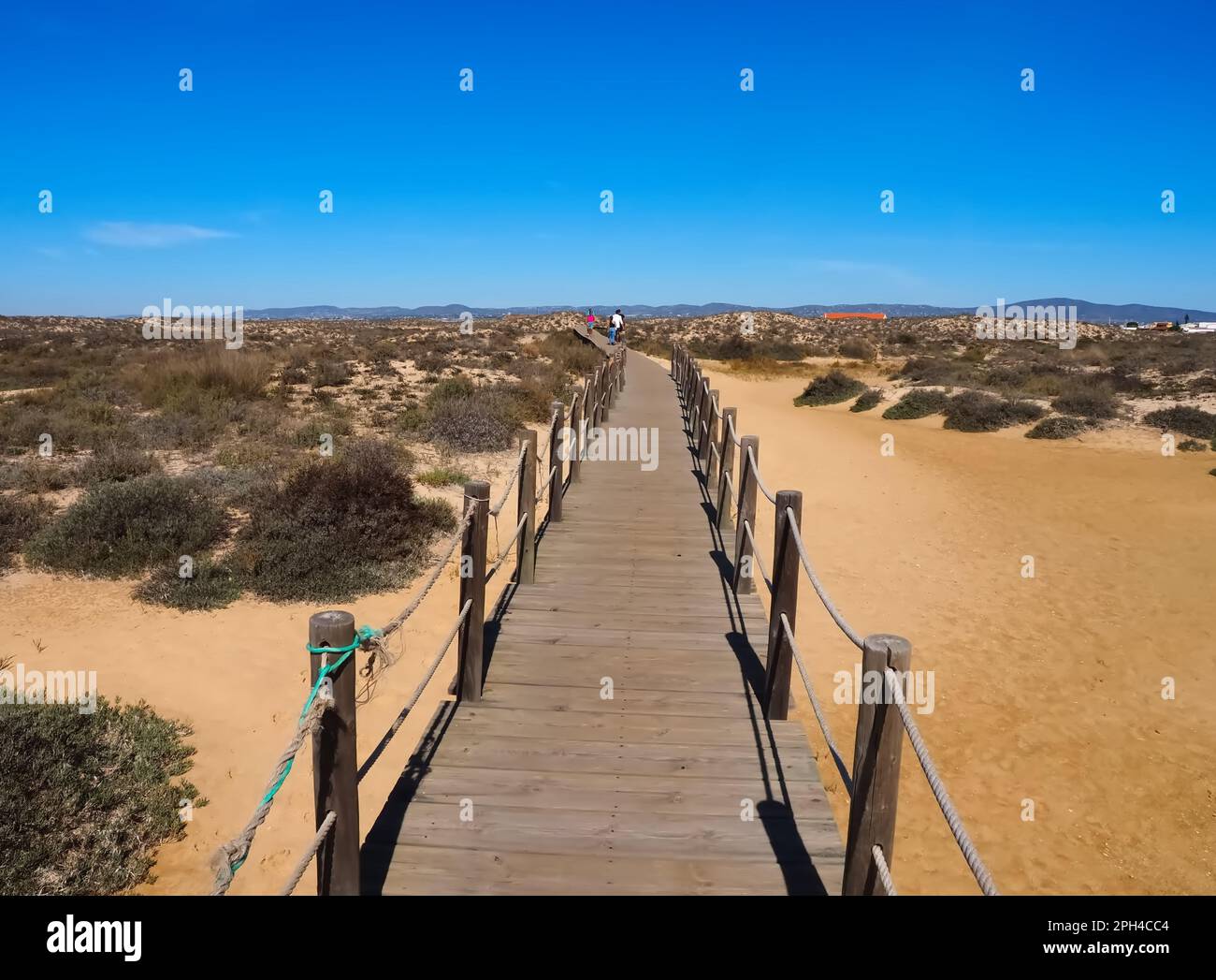 Walking across the wonderful island of Culatra near Olhao Portugal ...