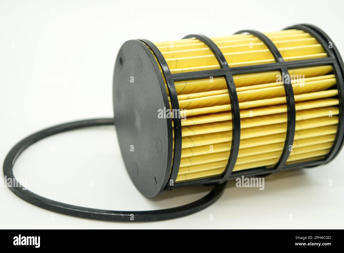 Close-up view of the fuel filter on a white background Stock Photo - Alamy