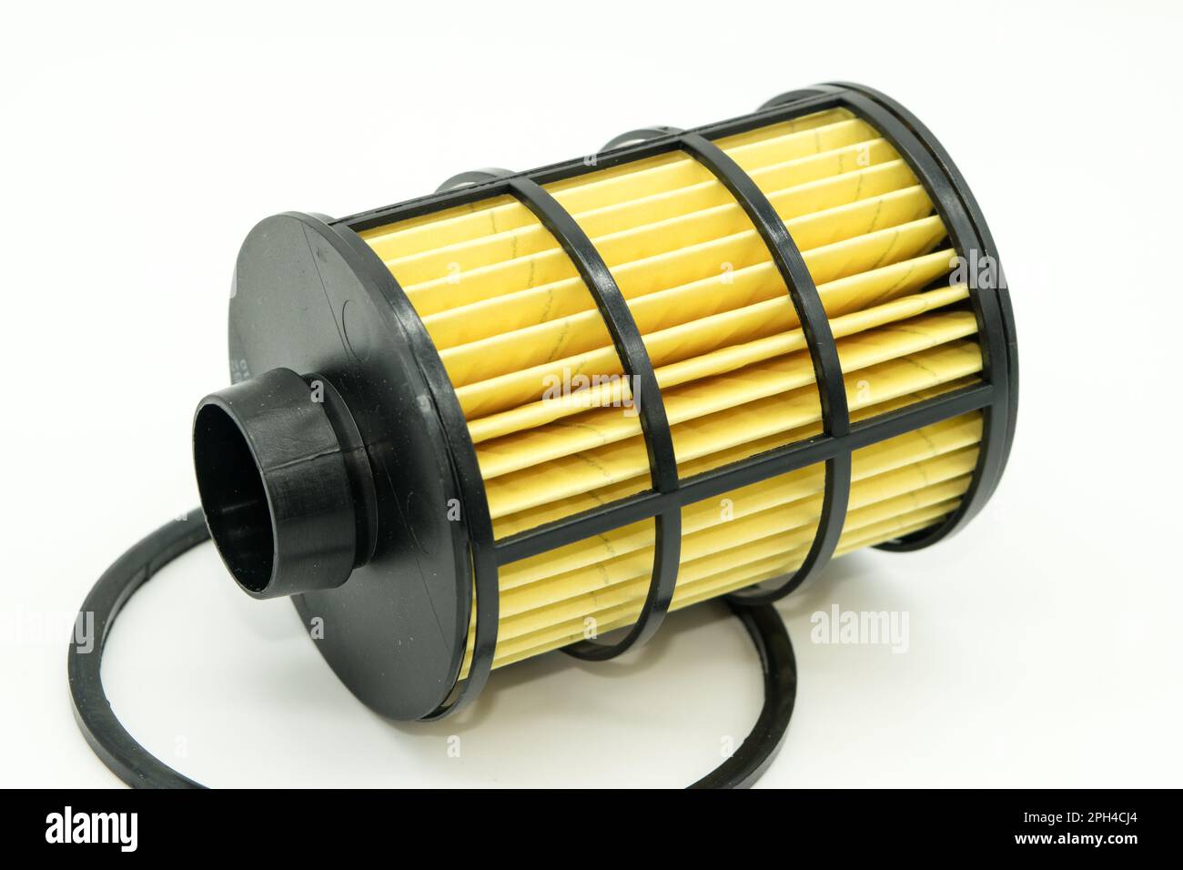 Close-up view of the fuel filter on a white background Stock Photo - Alamy