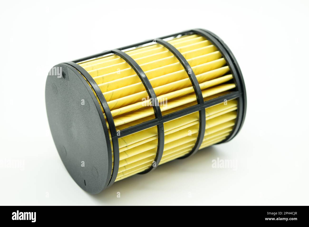Close-up view of the fuel filter on a white background Stock Photo - Alamy