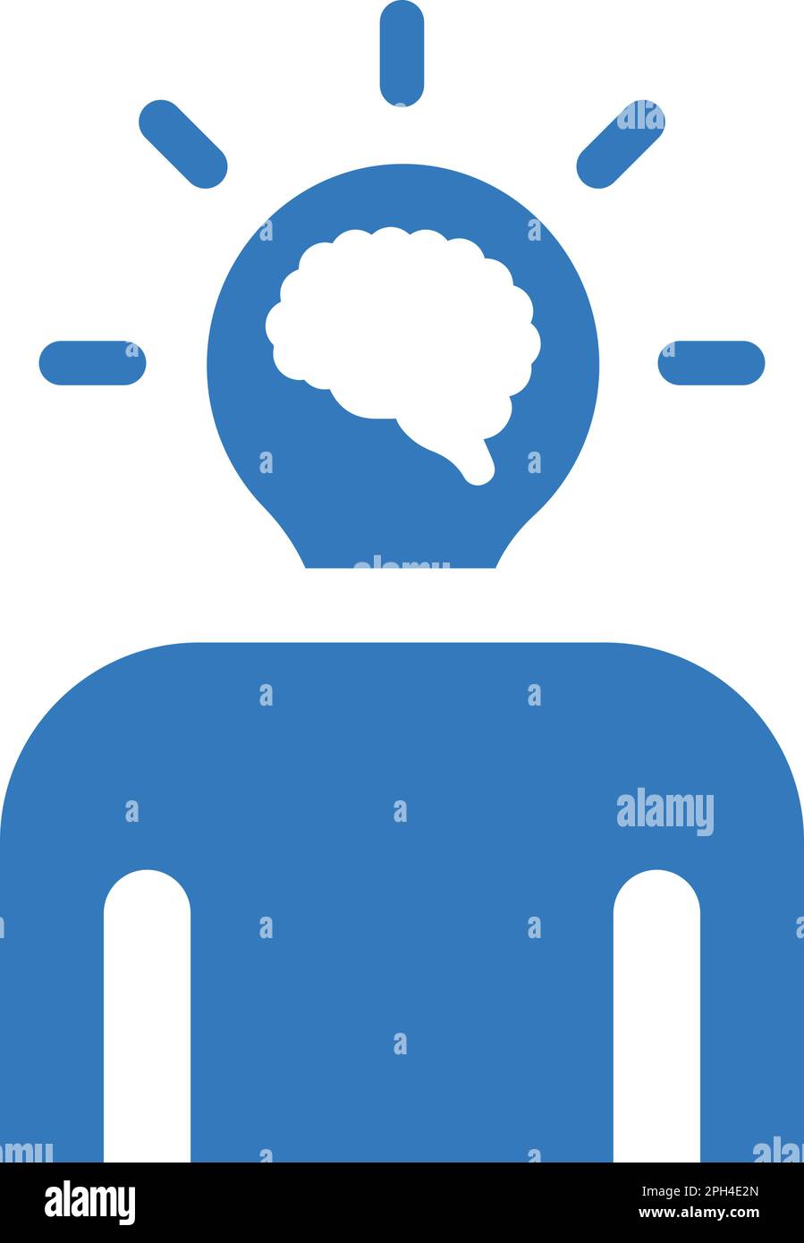 Creative Thinking icon. Flat style vector EPS use in infographics,web ...