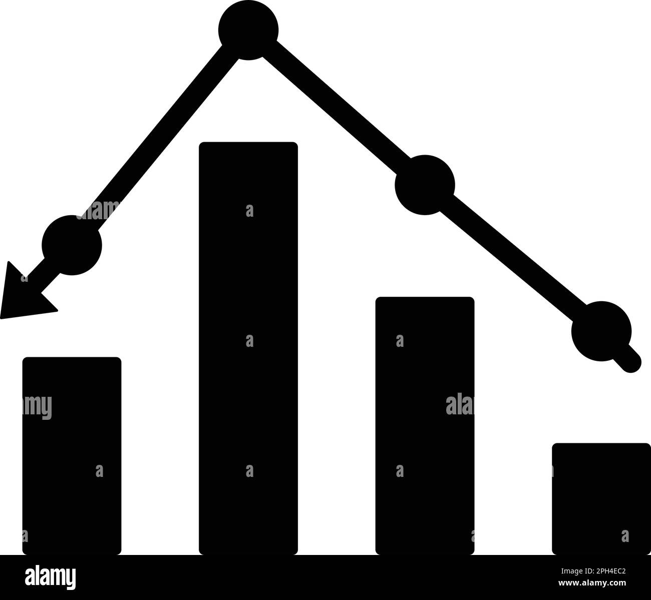Bar Chart icon symbol for use on mobile apps, print media and web ...