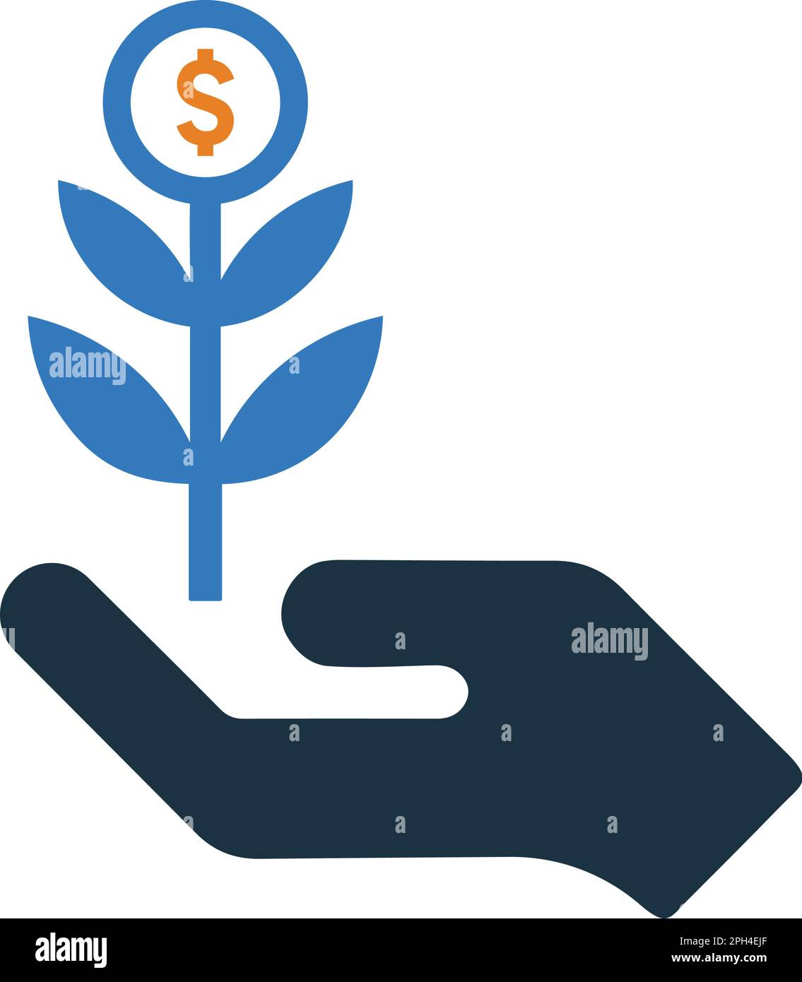 Investment Growth icon. Flat style vector EPS use in infographics,web ...