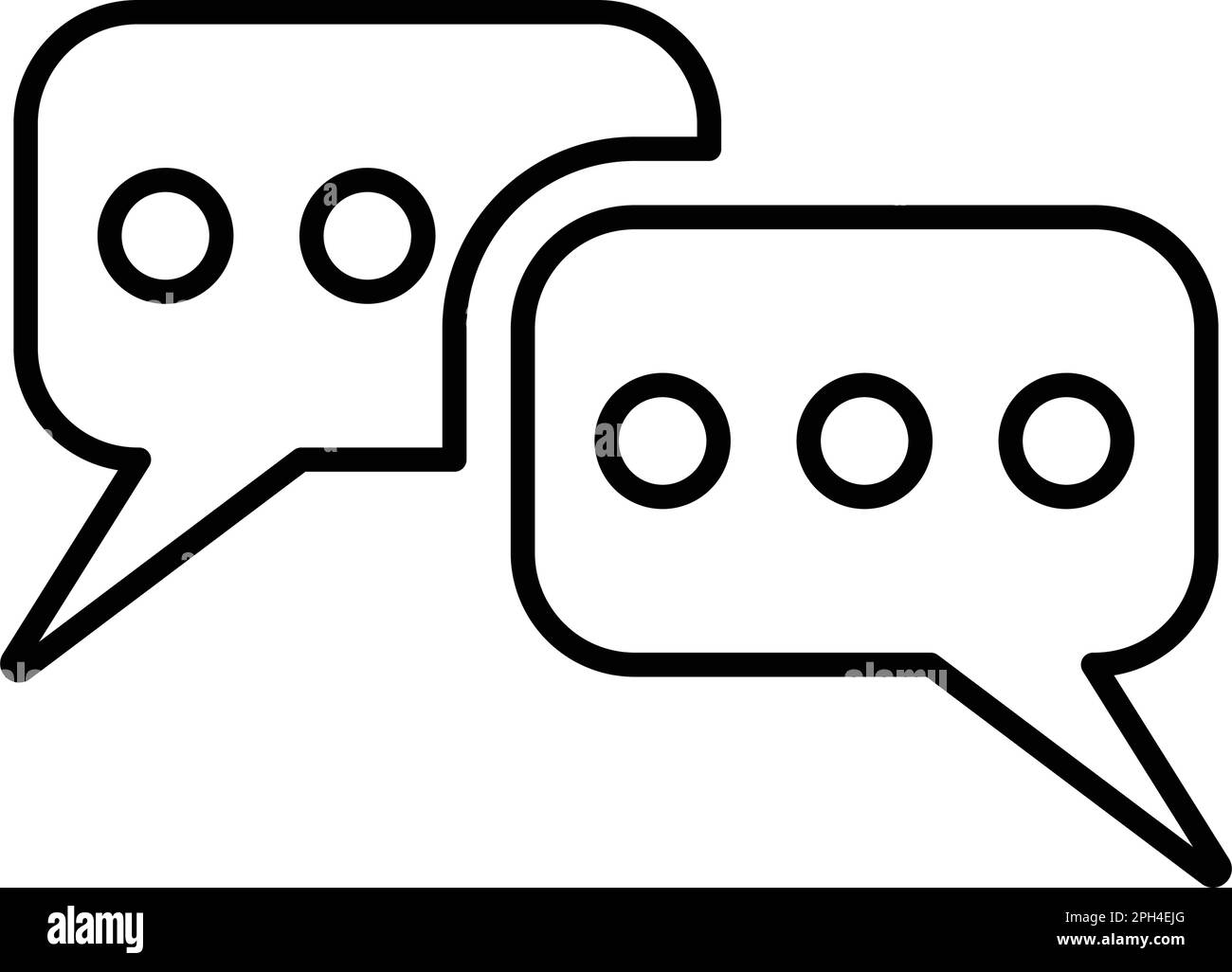 Message, Communication icon design template vector illustration for ...
