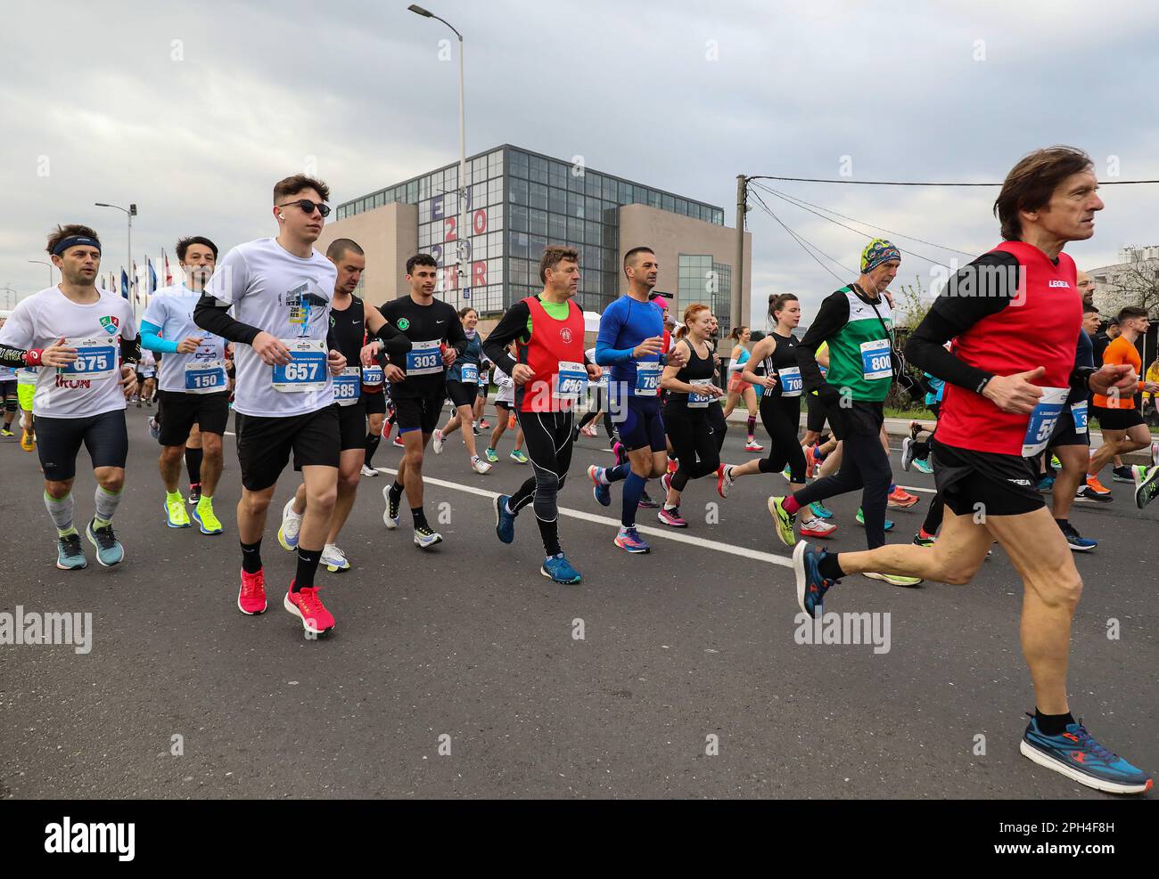 Zagreb, Croatia. 26th Mar, 2023. Runners participate in the Zagreb ...