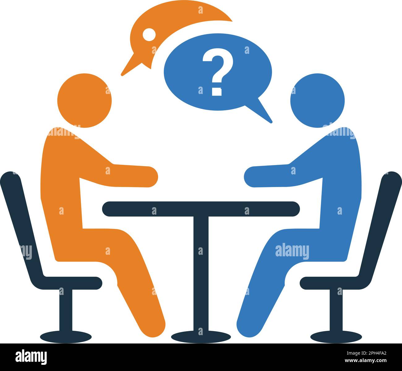 Interview icon. Flat style vector EPS use in infographics,web design ...