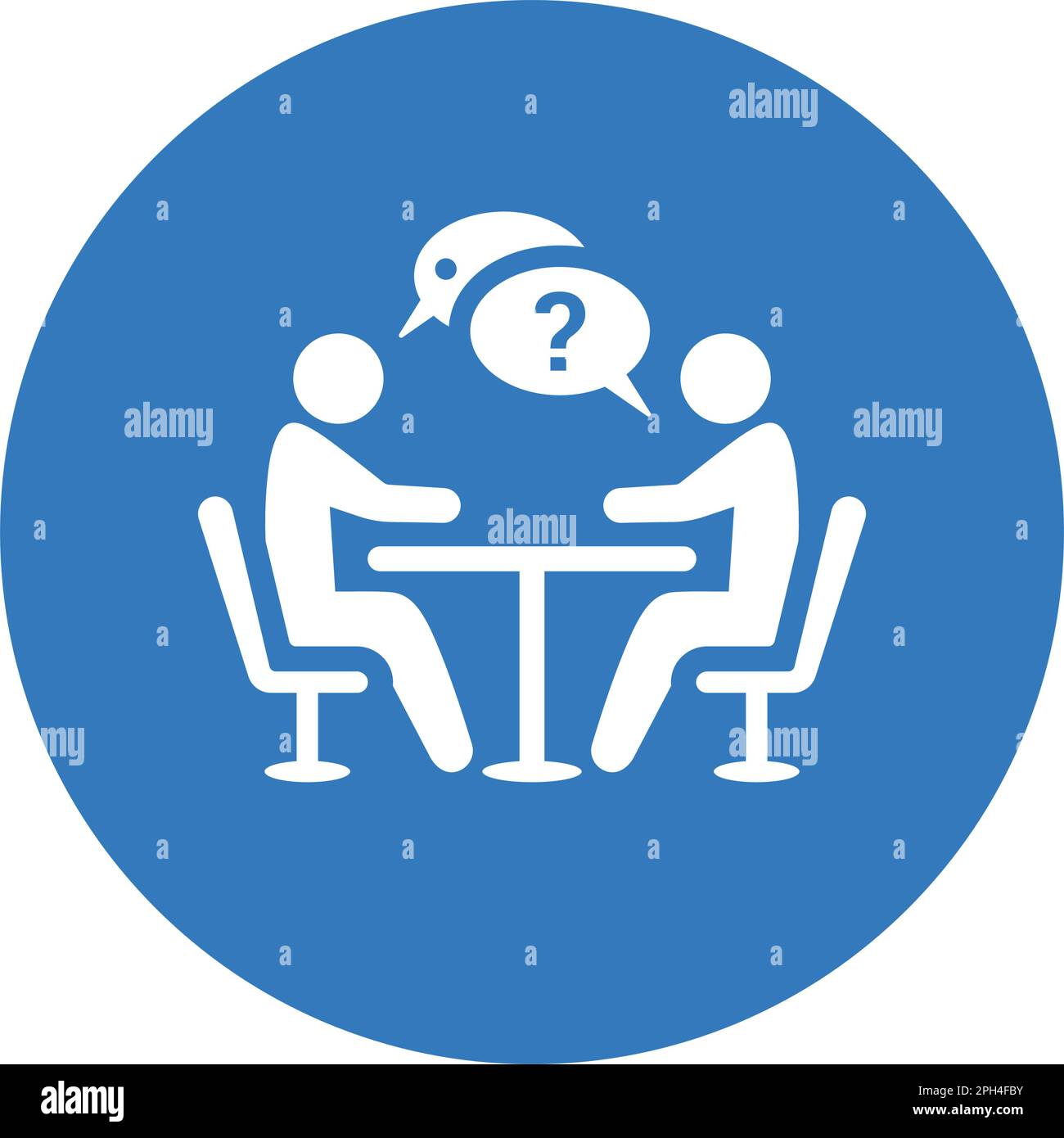 Interview icon. Flat style vector EPS use in infographics,web design ...