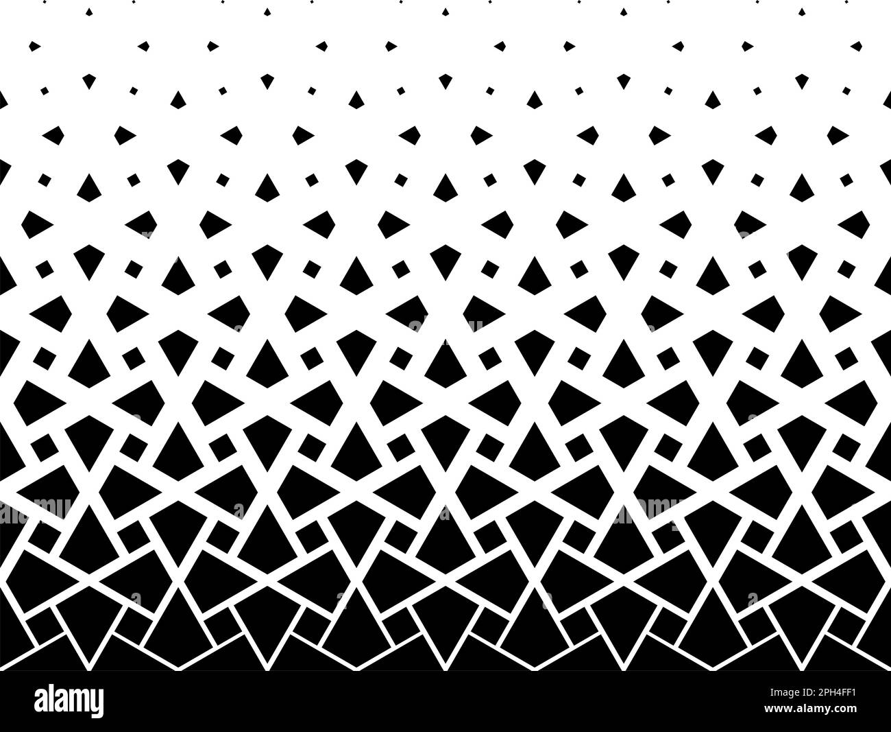Geometric pattern of black figures on a white background.Arabic ...